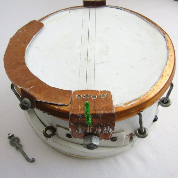 Handmade | Other | Unique Handmade Small Bucket Banjo Busking Folk Hobo ...